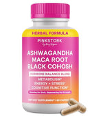 Pink Stork ashwagandha capsules for stress relief