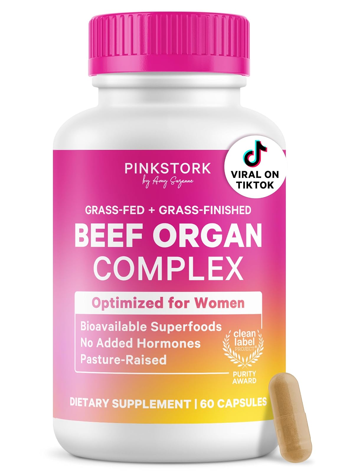 Pink Stork beef organ multivitamins