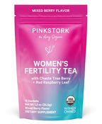 Pink Stork fertility tea sachets