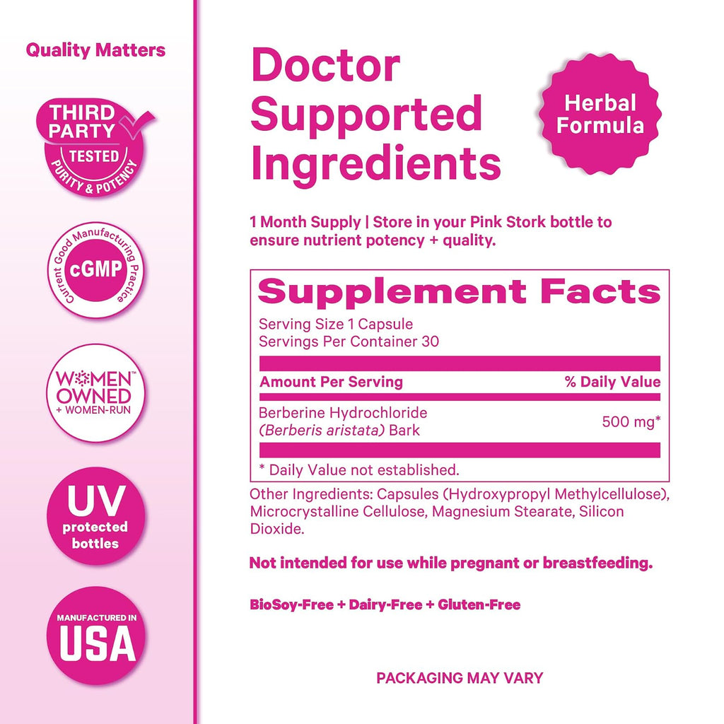Pink Stork herbal dietary supplement