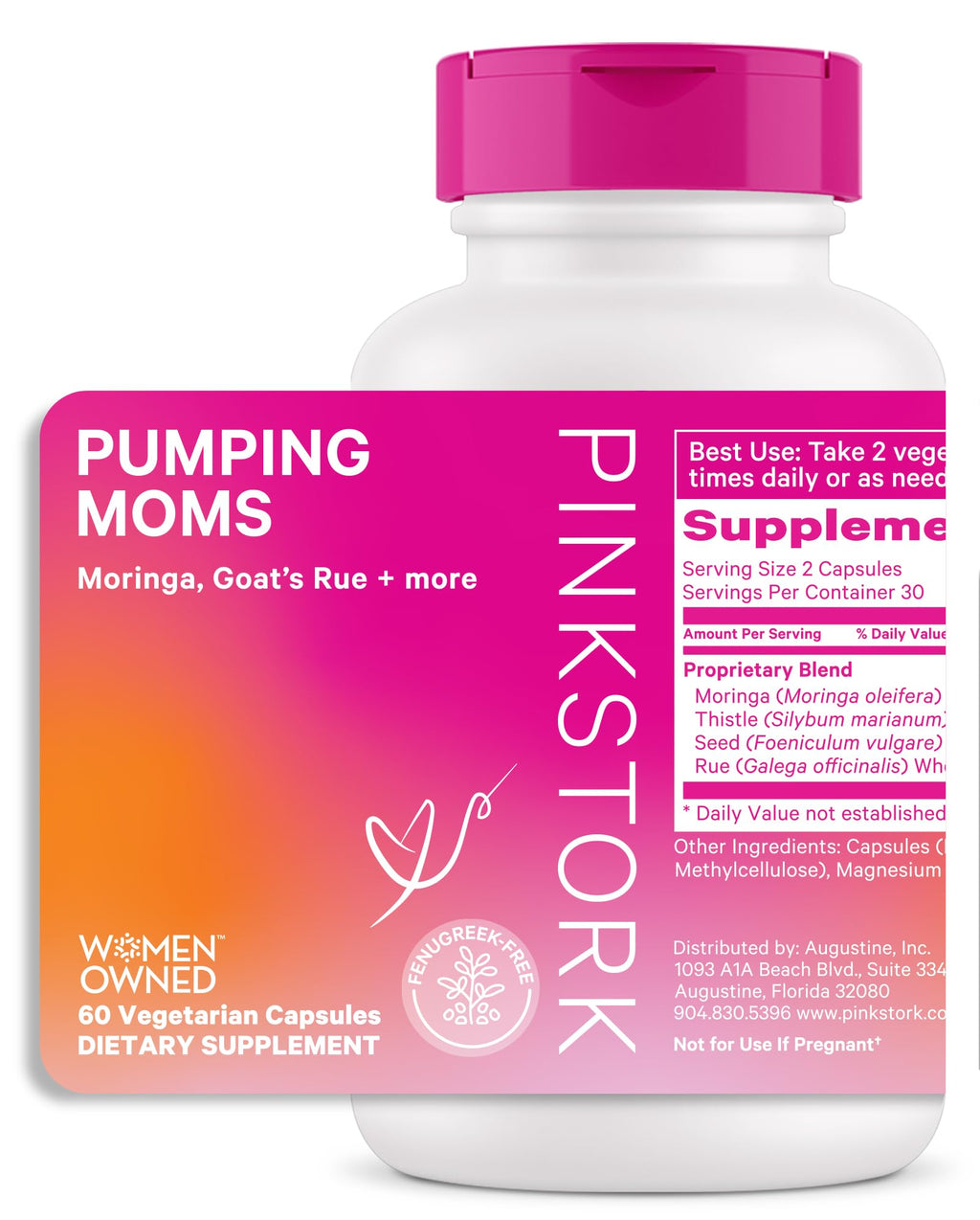 Pink Stork lactation supplement capsules