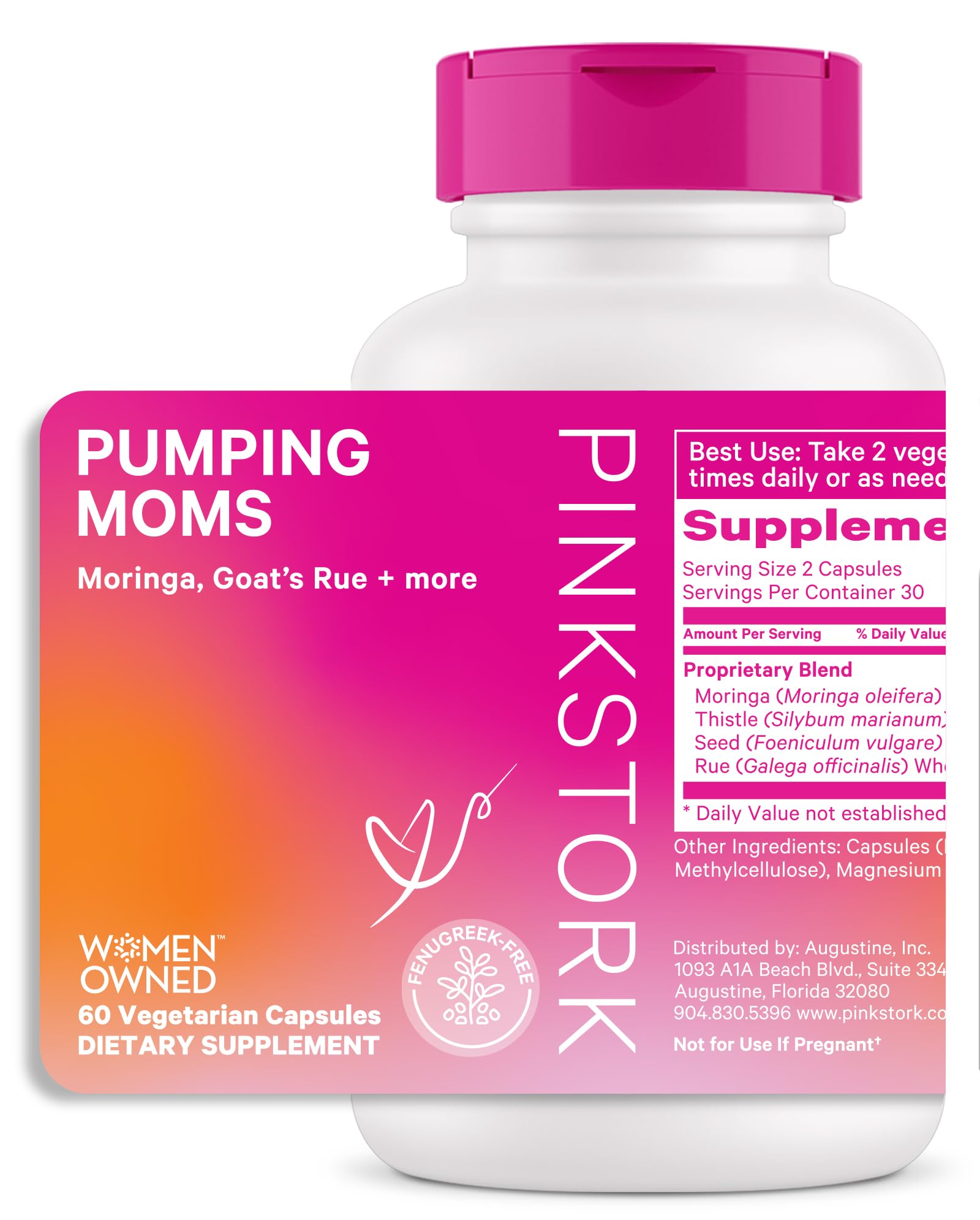 Pink Stork lactation supplement capsules