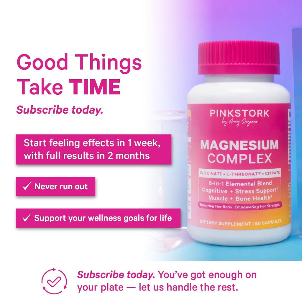 Pink Stork magnesium for relaxation
