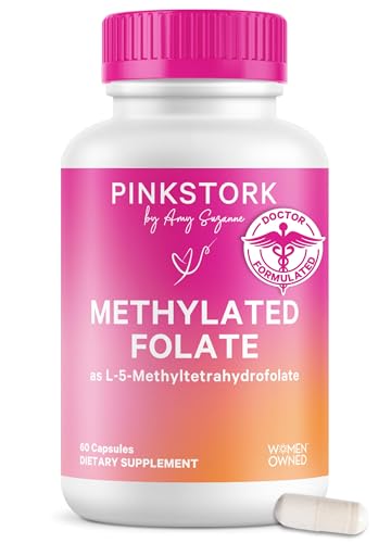 Pink Stork methyl folate capsules