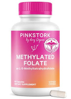 Pink Stork methyl folate capsules