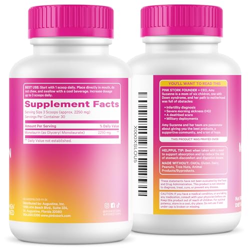 Pink Stork Monolaurin for daily nutrition