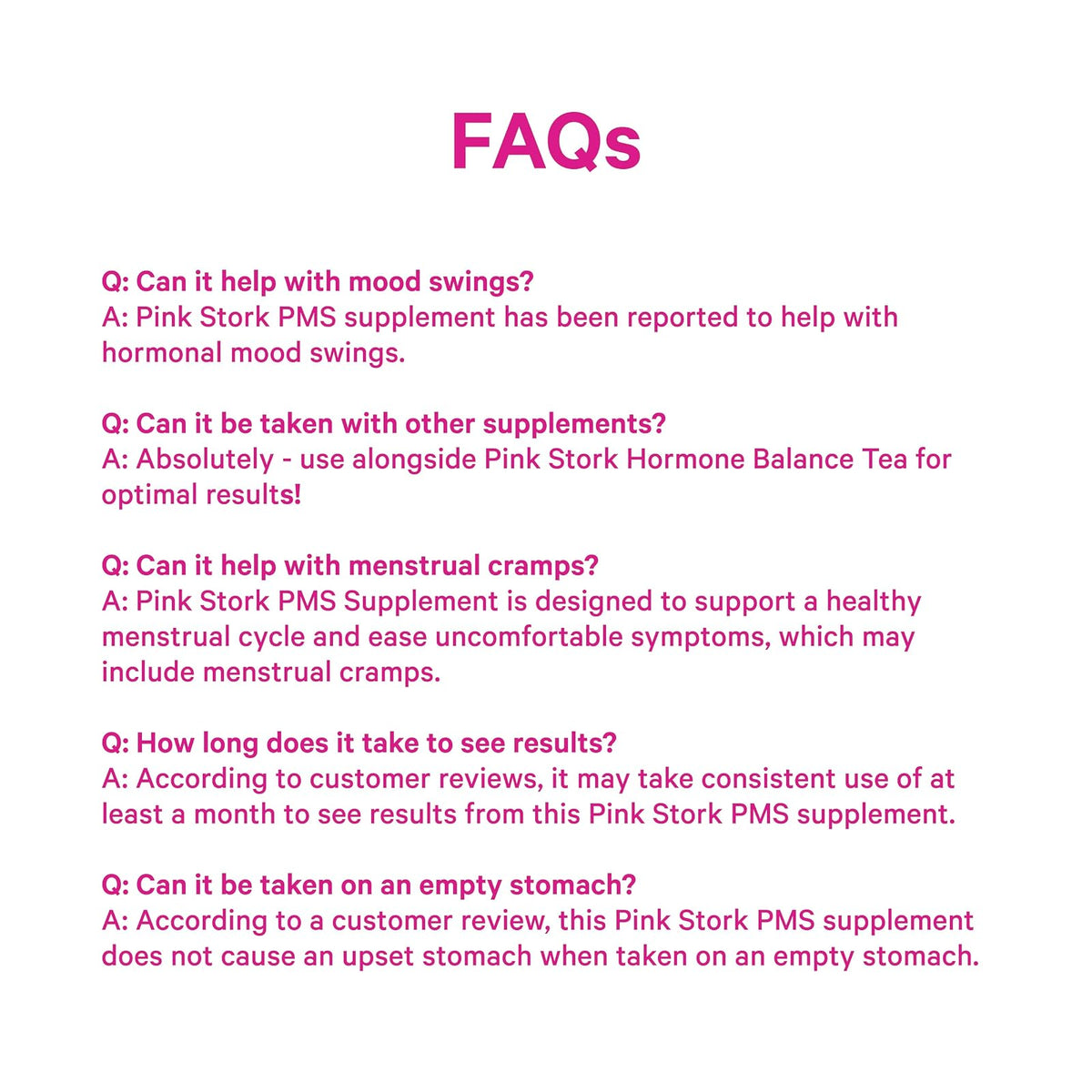 Pink Stork multivitamin for overall wellness