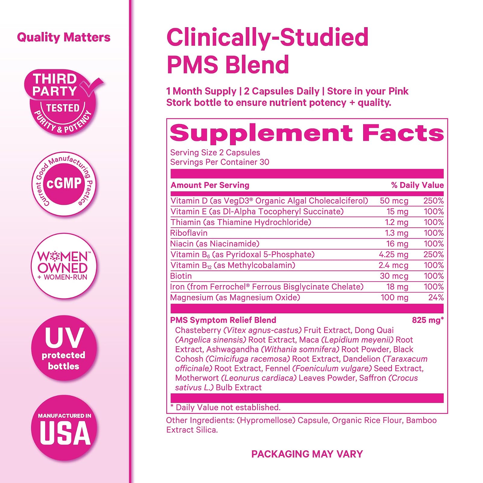 Pink Stork multivitamin for stress management