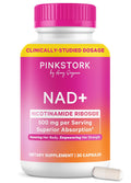 Pink Stork NAD+ supplement for energy