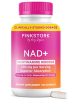 Pink Stork NAD+ supplement for energy