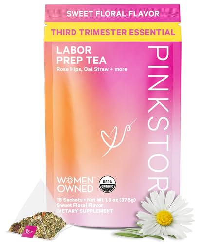 Pink Stork organic labor prep tea