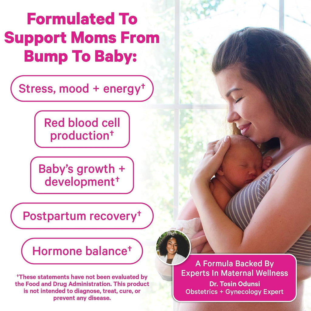 Pink Stork postnatal vitamins for recovery