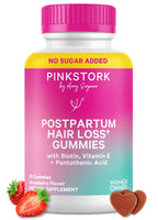 Pink Stork postpartum hair loss gummies