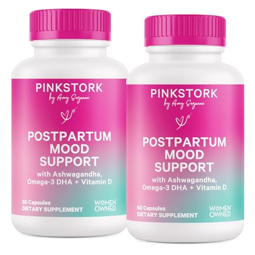 Pink Stork postpartum mood support capsules