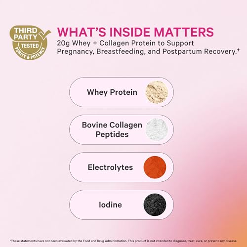 Pink Stork postpartum protein supplement