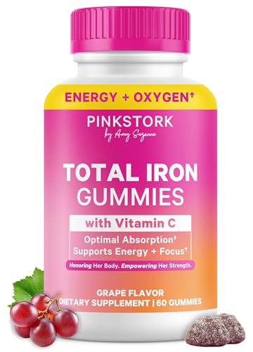 Pink Stork prenatal iron gummies