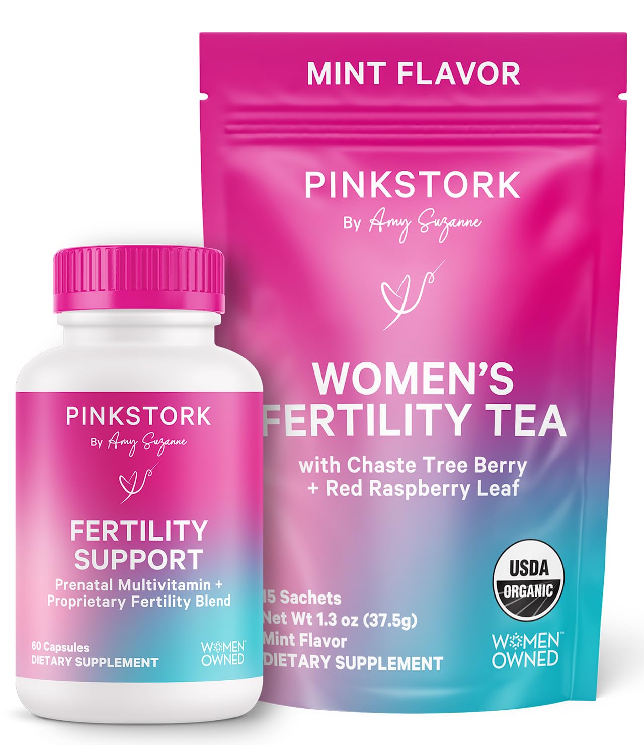 Pink Stork prenatal vitamins for conception