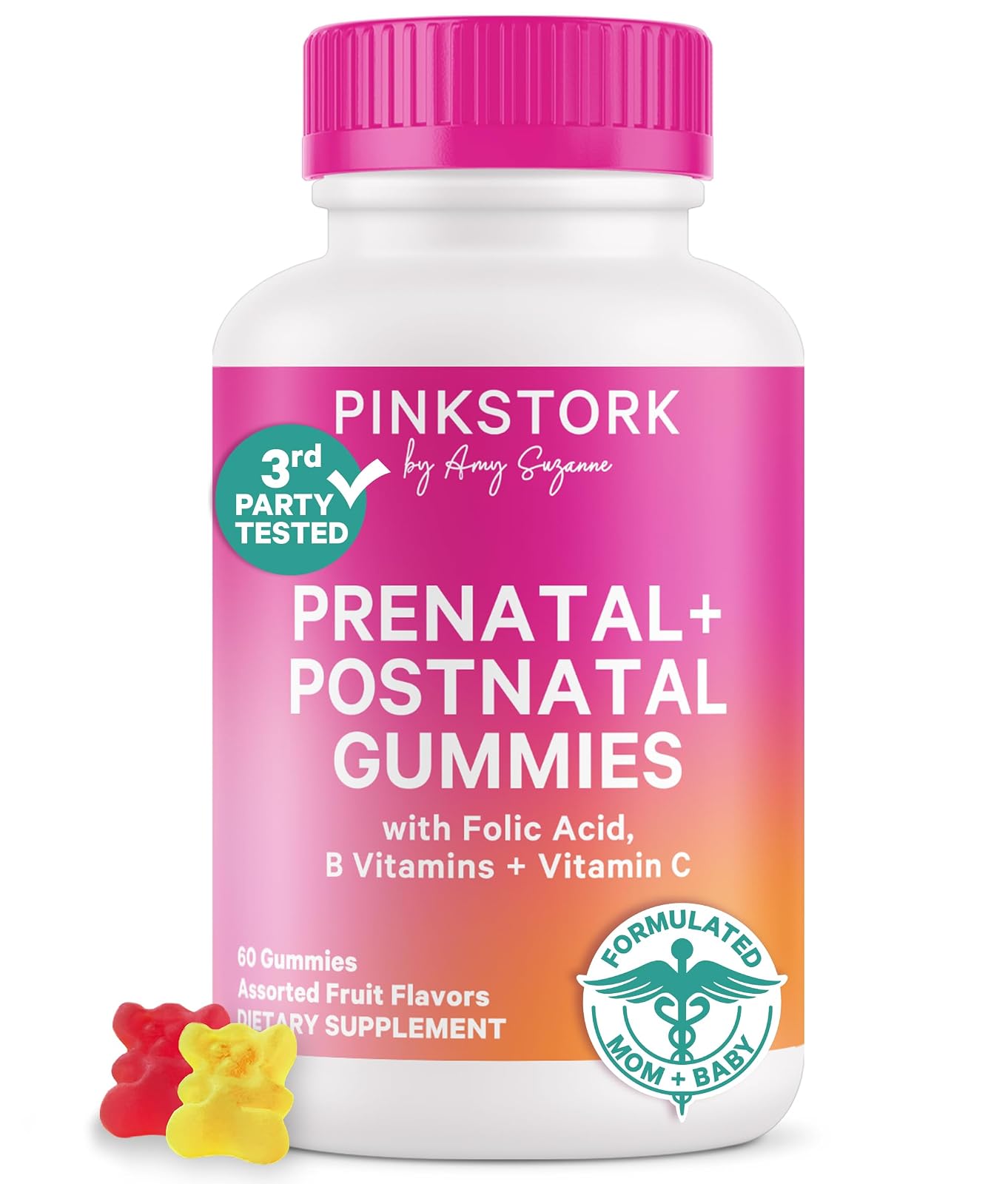 Pink Stork prenatal vitamins for fertility