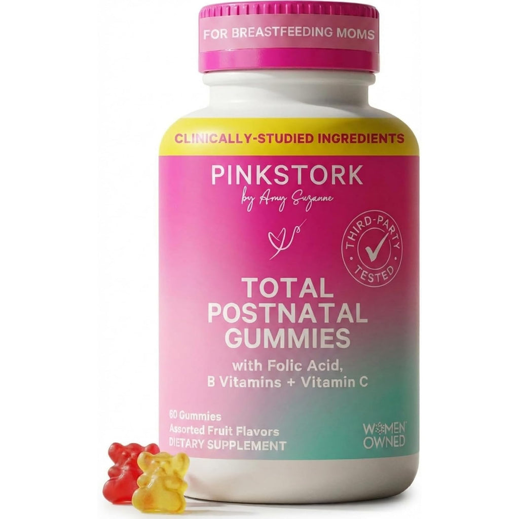 Pink Stork prenatal vitamins for new moms