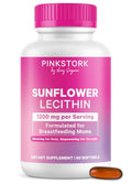 Pink Stork sunflower lecithin softgels