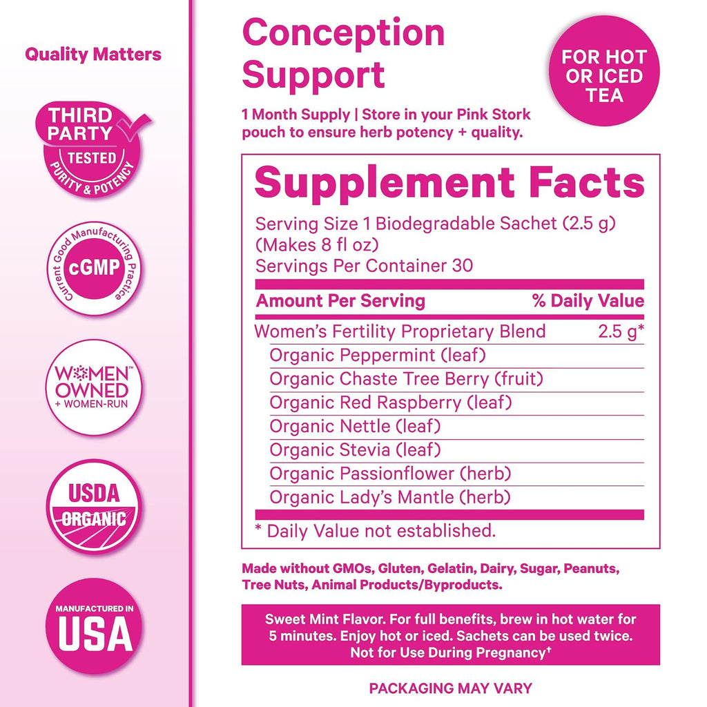 Pink Stork tea for women’s health