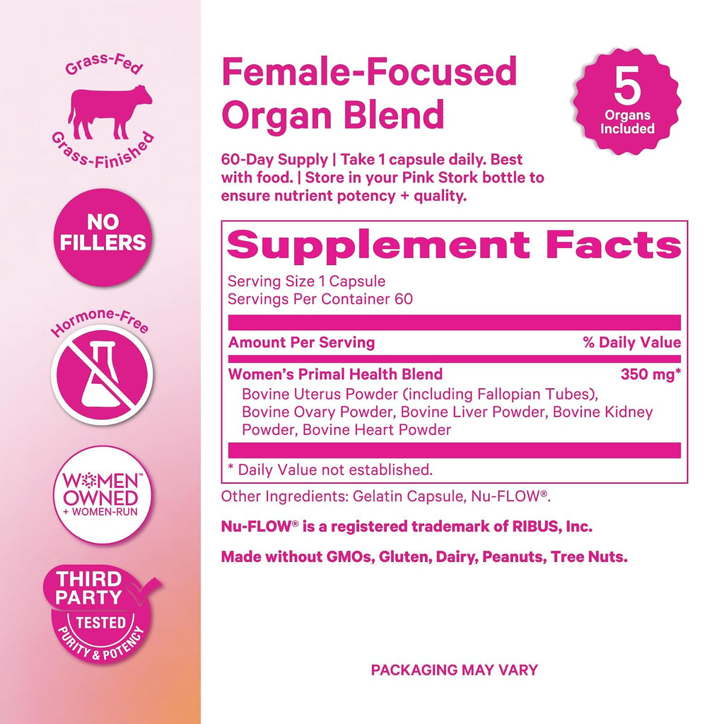 Pink Stork vitamins for wellness