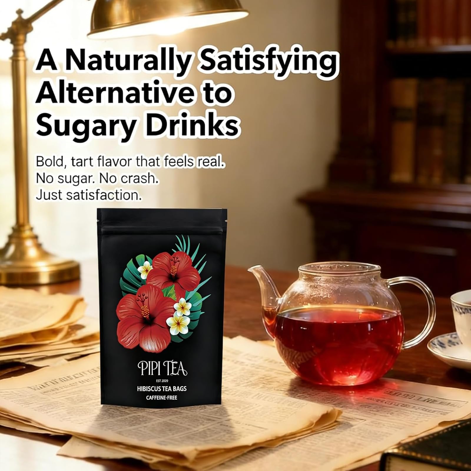 PiPi Tea hibiscus infusion bags