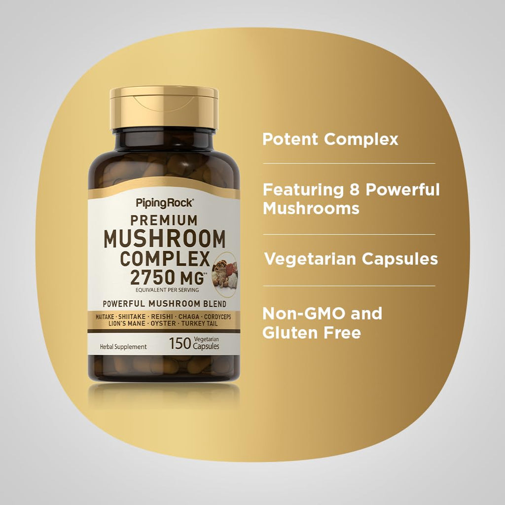 Piping Rock adaptogenic mushroom formula