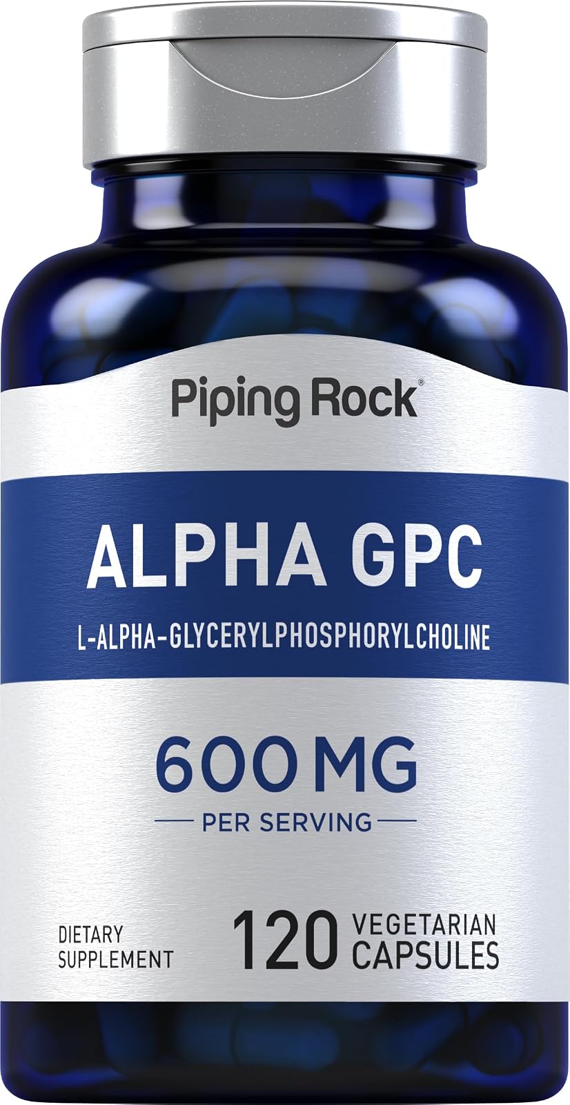 Piping Rock Alpha GPC capsules for brain health