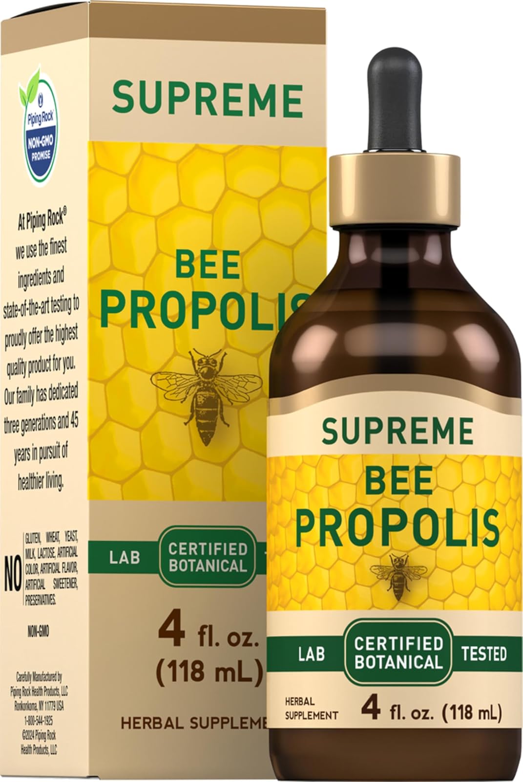 Piping Rock bee propolis extract benefits