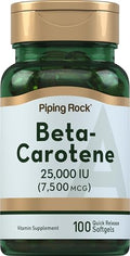 Piping Rock Beta Carotene softgels