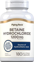 Piping Rock Betaine HCL capsules