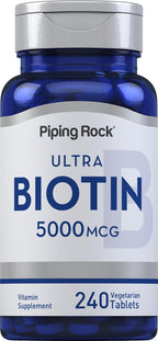 Piping Rock Biotin 5000 mcg tablets