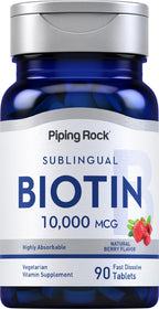 Piping Rock biotin fast dissolve tablets