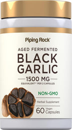 Piping Rock black garlic capsules
