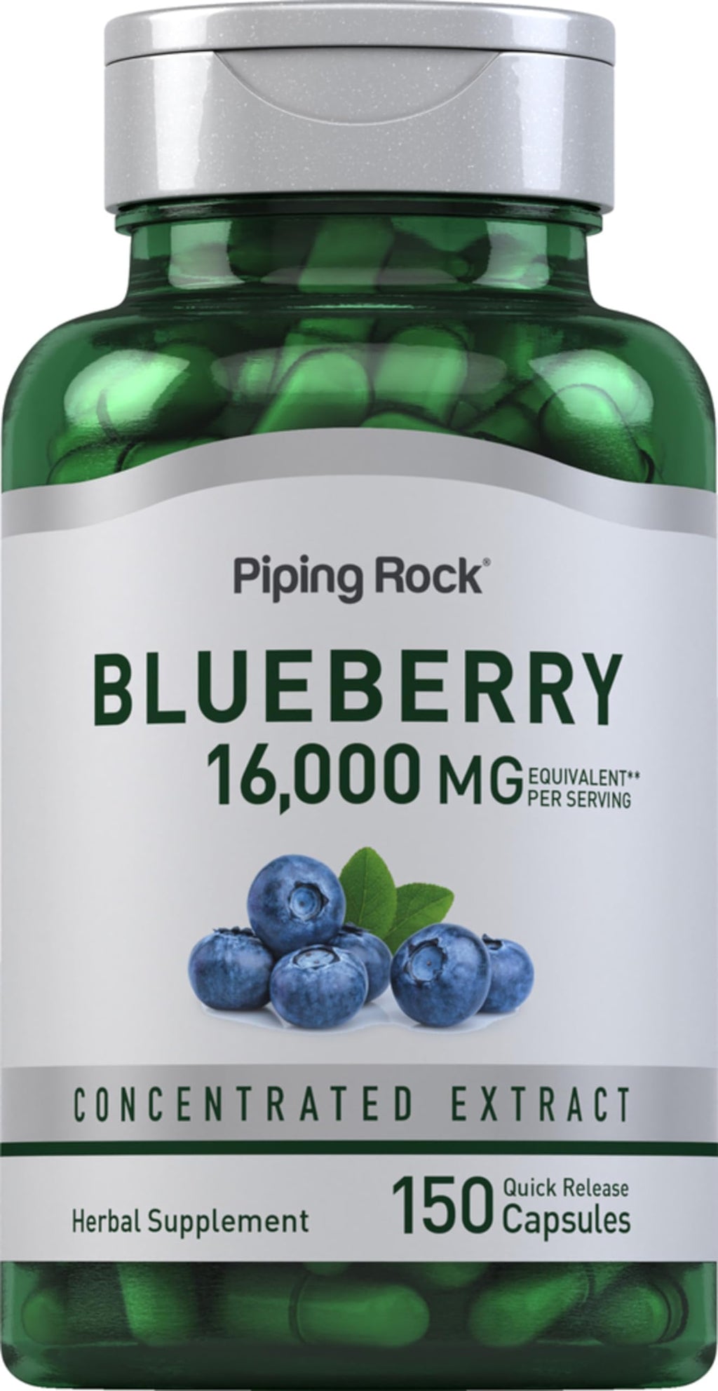 Piping Rock blueberry supplement capsules