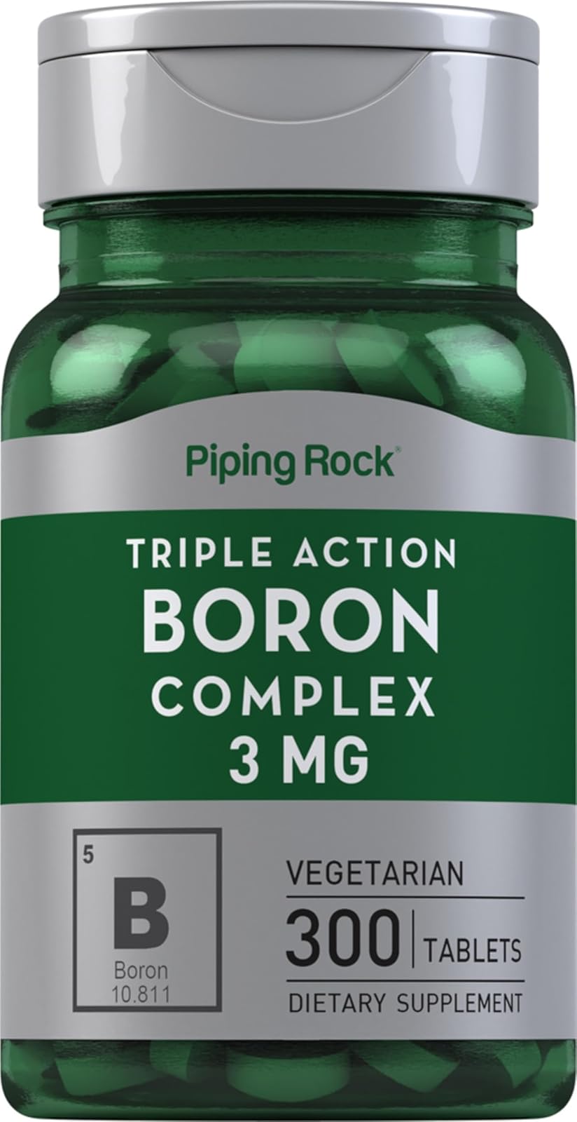 Piping Rock Boron 3 mg tablets