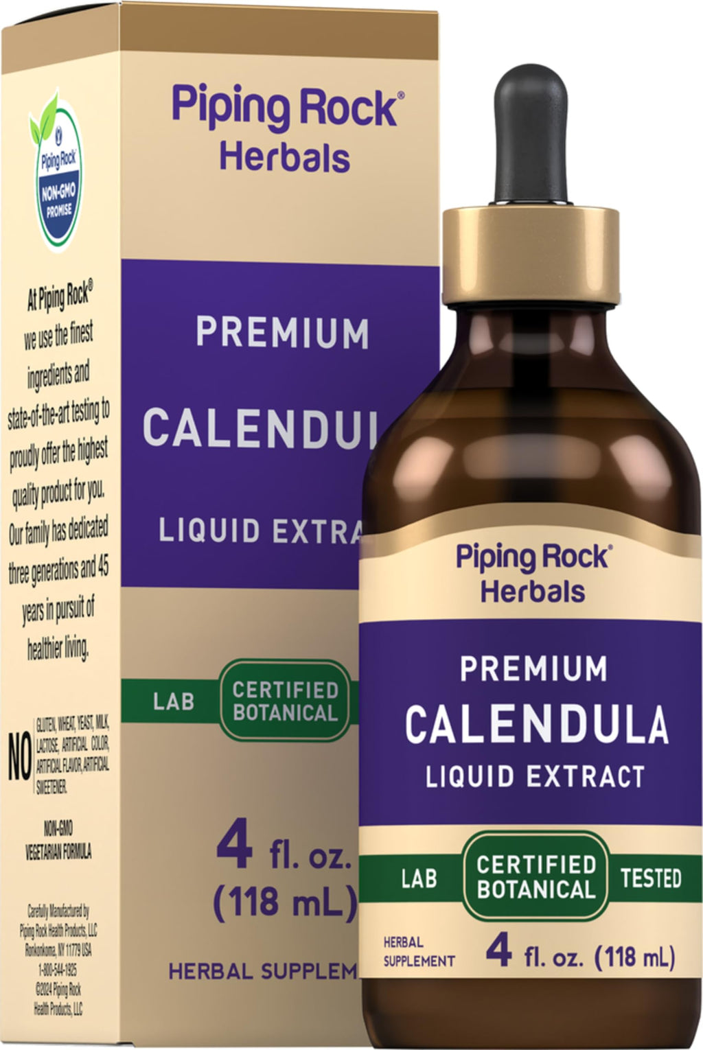 Piping Rock Calendula tincture for wellness