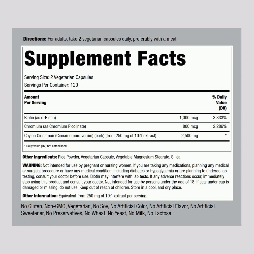 Piping Rock Ceylon cinnamon benefits