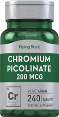 Piping Rock Chromium Picolinate tablets