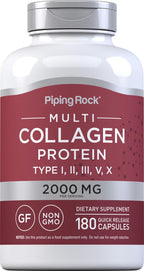 Piping Rock collagen protein capsules
