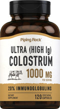 Piping Rock colostrum capsules for immunity