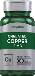 Piping Rock copper supplement tablets