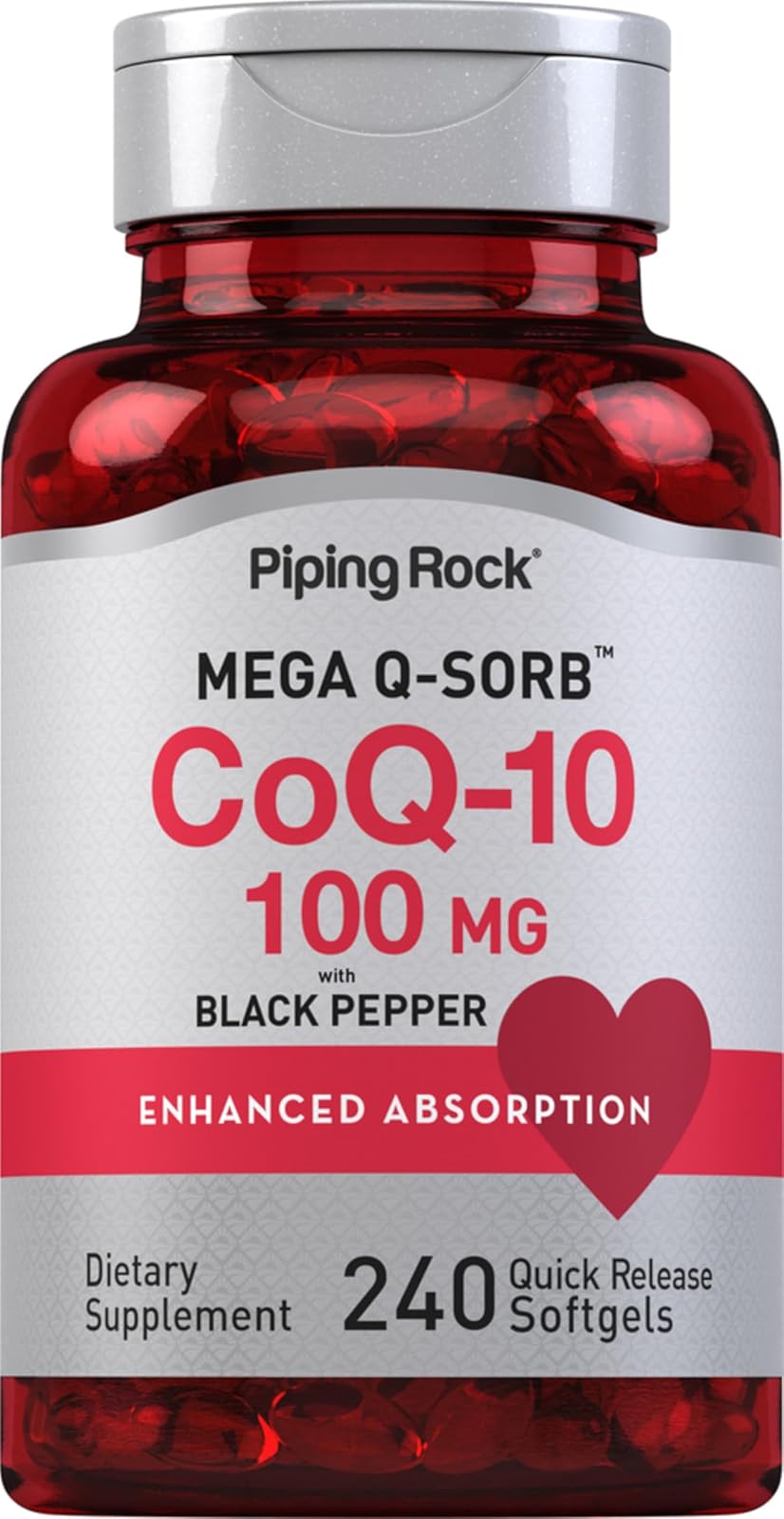 Piping Rock CoQ10 100 mg softgels