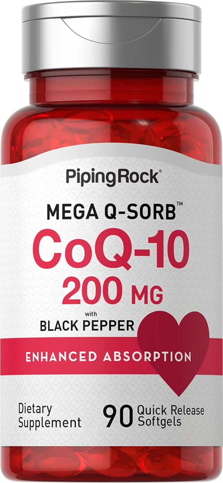 Piping Rock CoQ10 200 mg softgels