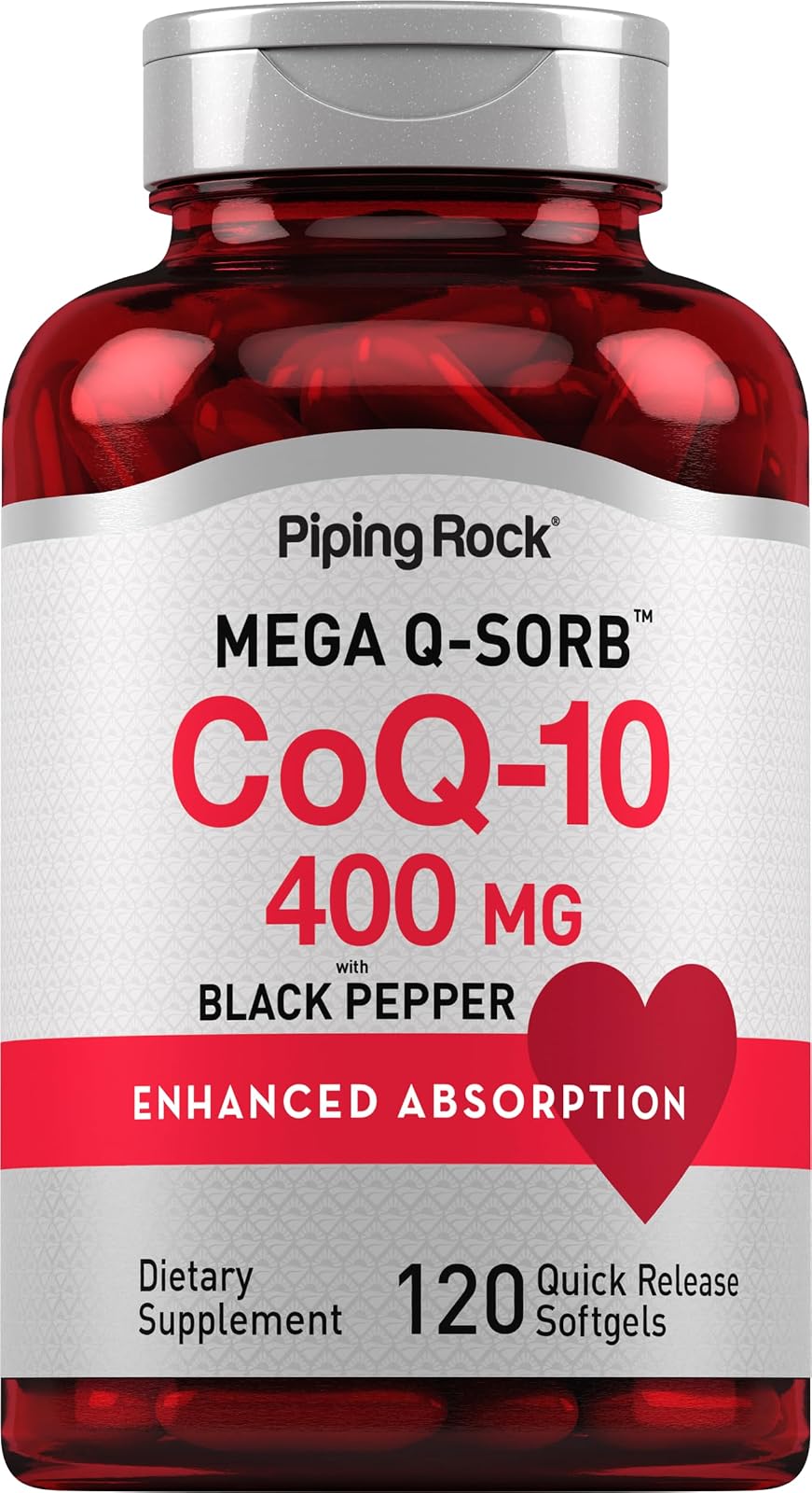Piping Rock CoQ10 400 mg softgels