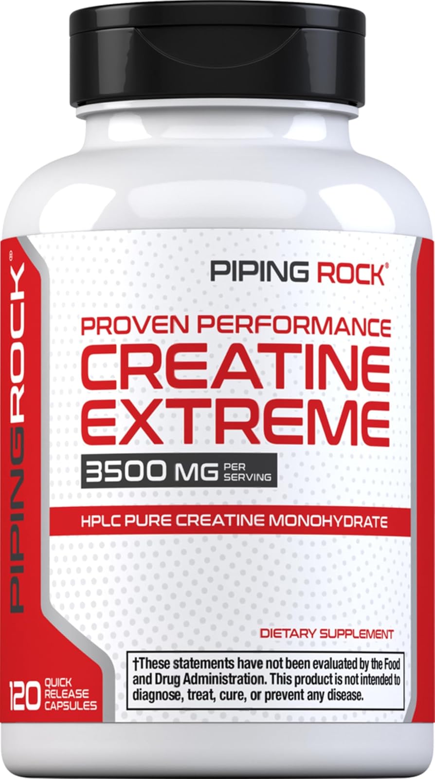 Piping Rock creatine monohydrate capsules