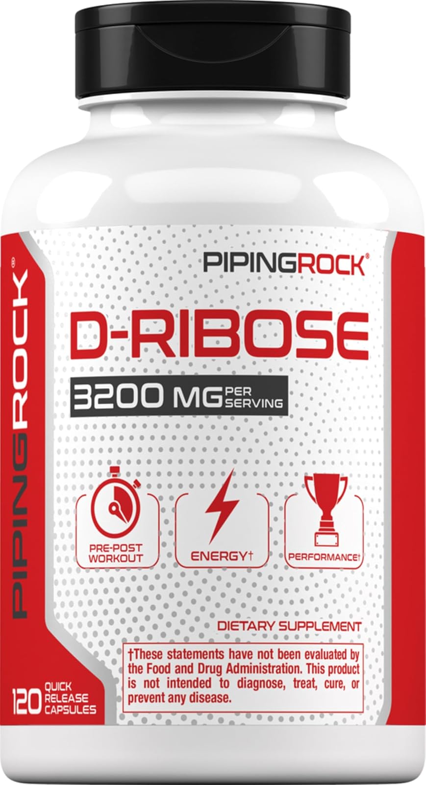 Piping Rock D-Ribose energy support