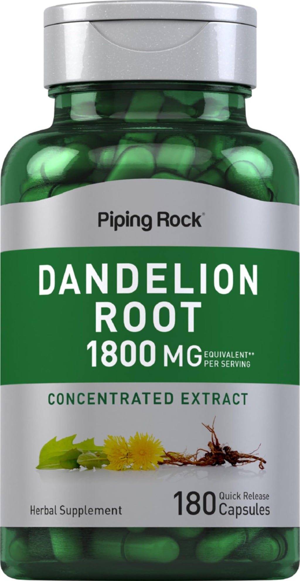 Piping Rock dandelion root capsules