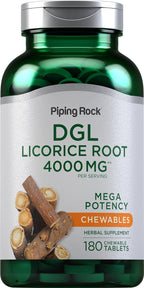 Piping Rock DGL licorice chewable tablets